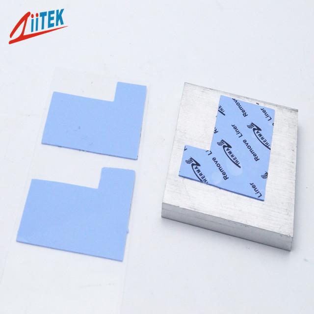Blue Heat Sink Thermal Pad 0.5-5.0mmT For 5G Artificial Intelligence